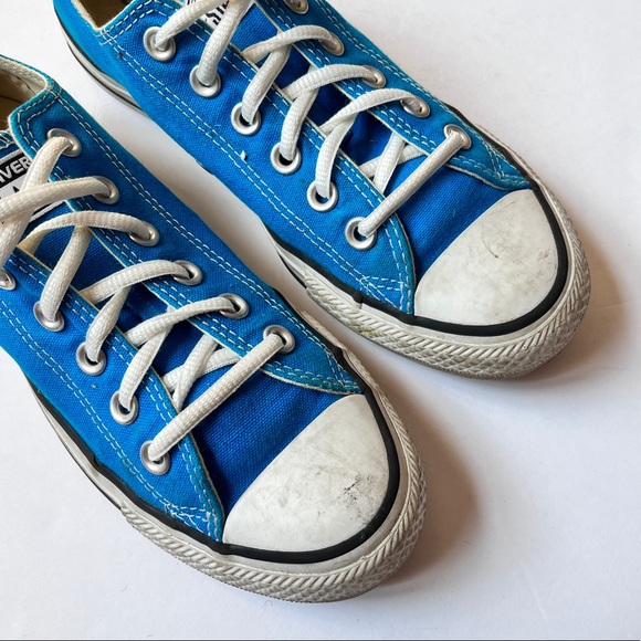 Converse | Shoes | Converse Low Top All Stars Turquoise Blue Chucks ...